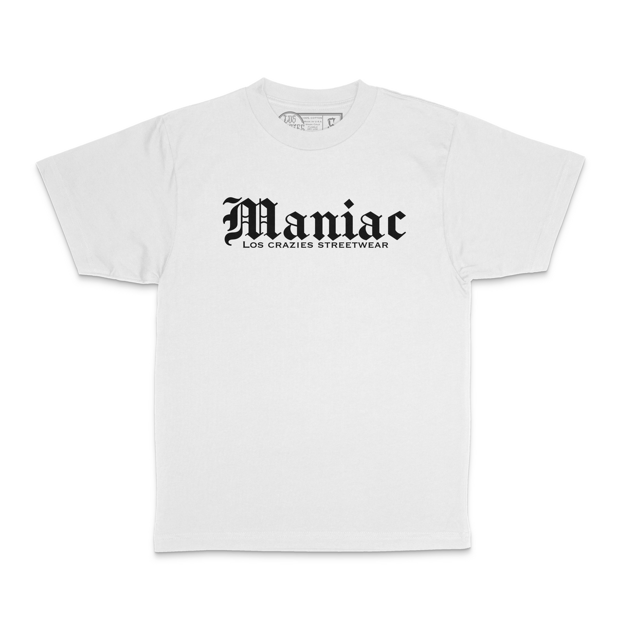 Maniac Shirt (White) – Los Crazies